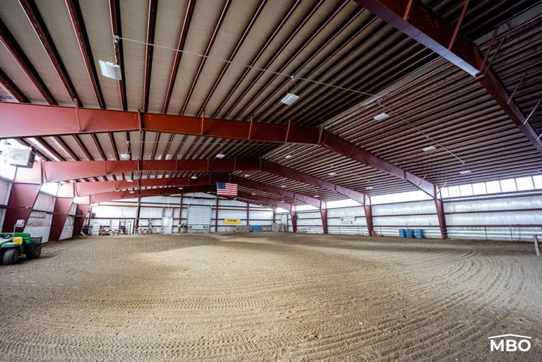 STEEL RIDING ARENA IN BAILEY, COLORADO