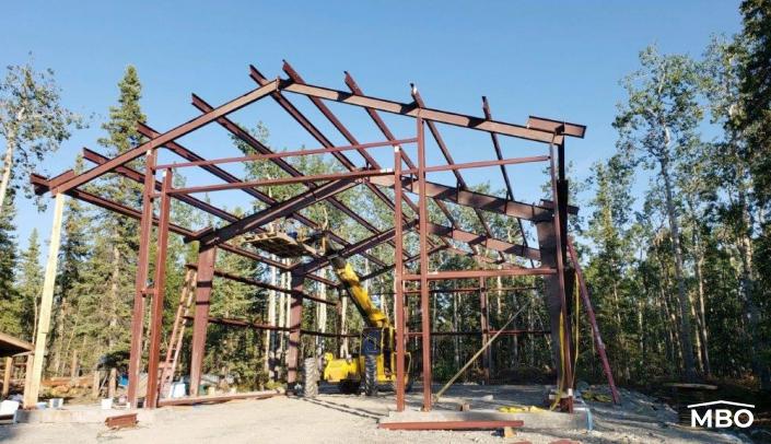 Metal Building in Pippin Lake, Alaska | Shop Building