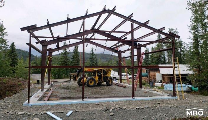 Metal Building in Pippin Lake, Alaska | Shop Building