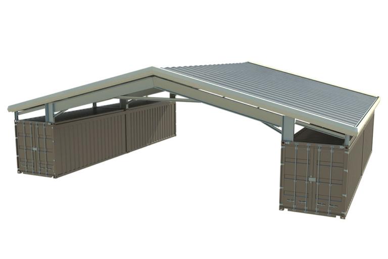 Shipping Container Roofs Kits